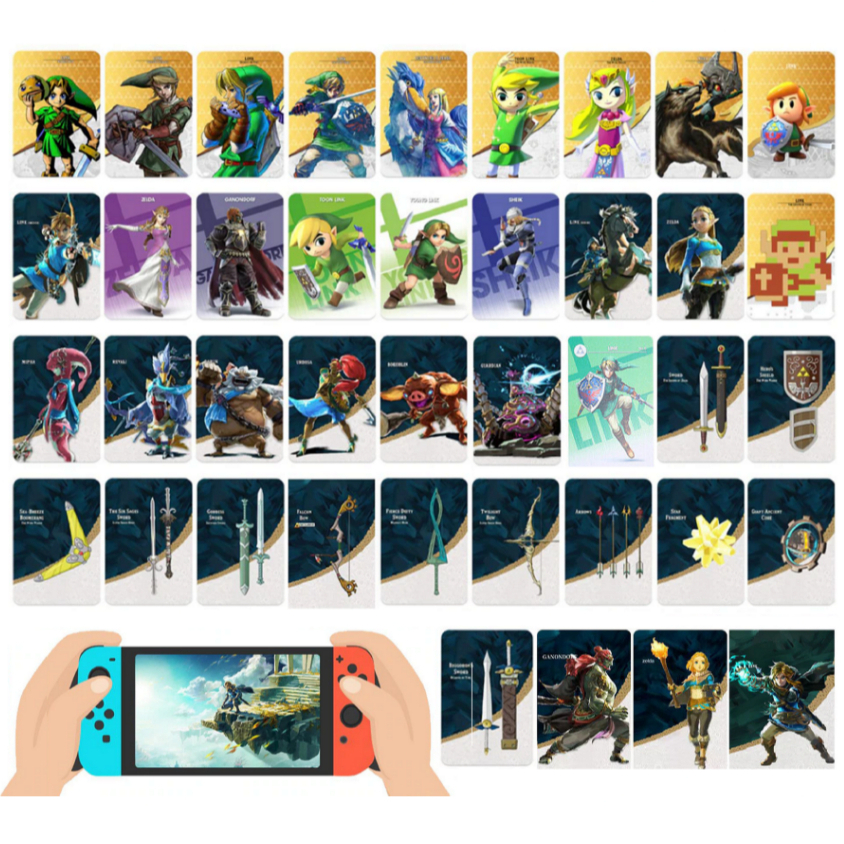 Amiibo Scan Card NFC Game Zelda Tears of the Kingdom Cards 40pcs for ...