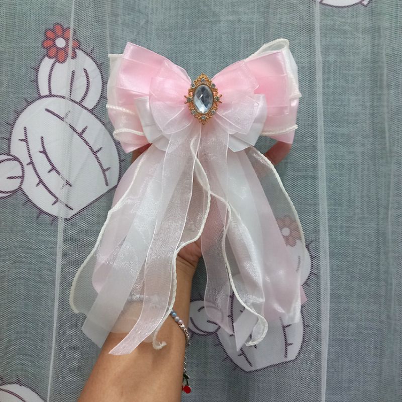 Lightstick bow with back strap - Red Velvet IVE aespa Blackpink G-idle ...