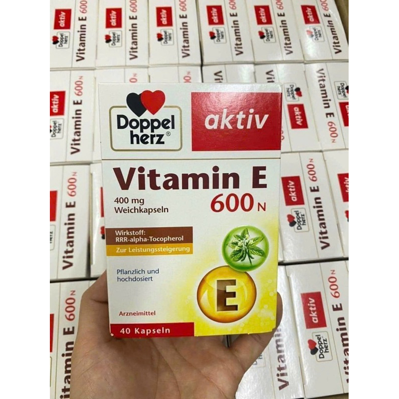 Vitamin E 600 Germany - Box of 40 tablets (40 days of use) | Shopee ...