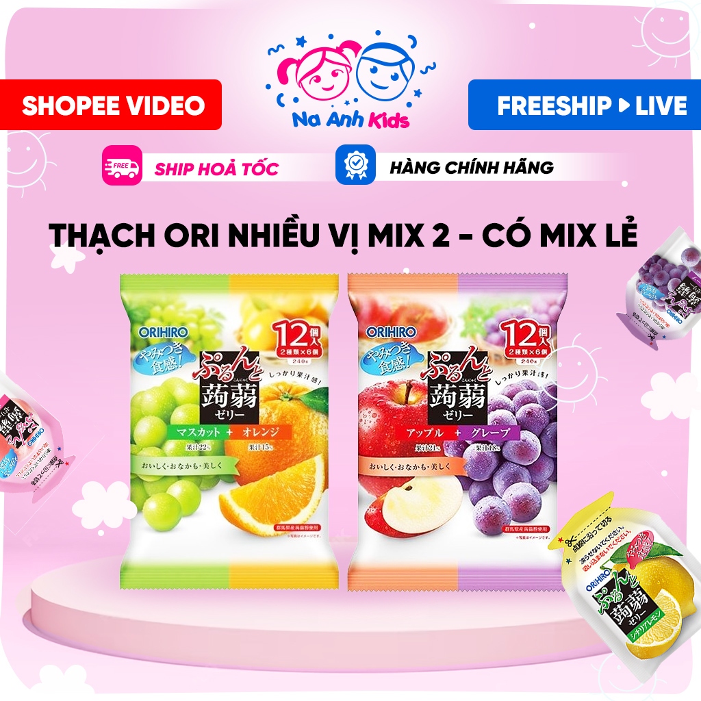 [September 2025] ORIHIRO Japanese fruit JELLY 240g | Shopee Malaysia