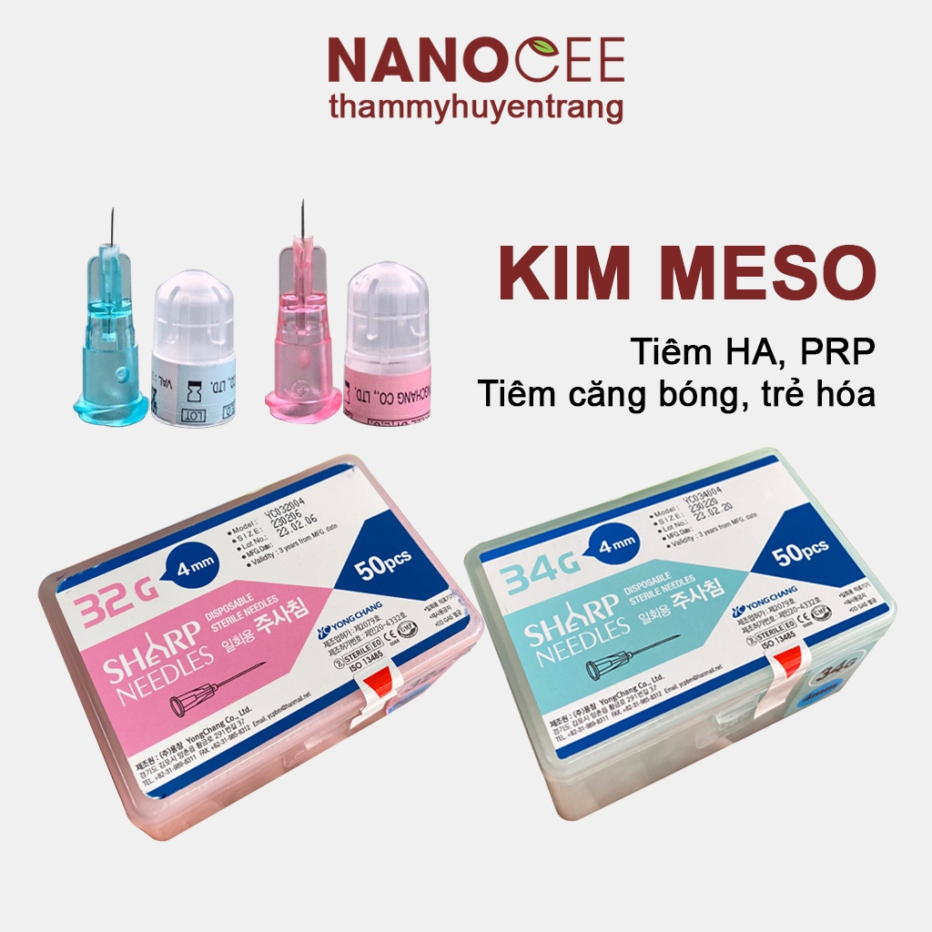 [Full Box] MESO Needle 34G 32G 30G 4mm long, Skin Tightening Nutrient Injection, PRP | Shopee ...