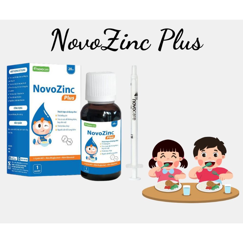 Novozinc Plus 30ml - Organic zinc supplement drops to help you eat well ...