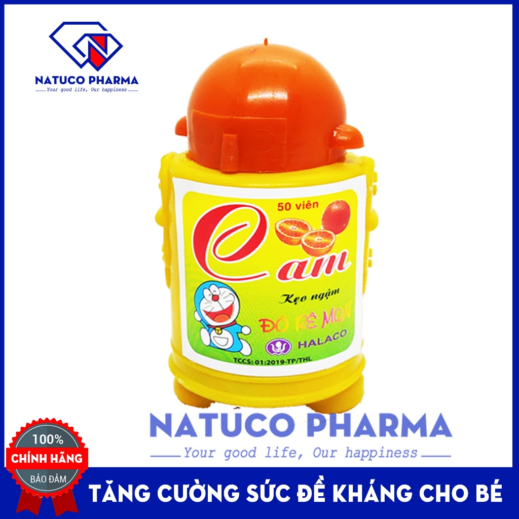 Vitamin C lozenges with orange flavor enhance resistance, increase ...
