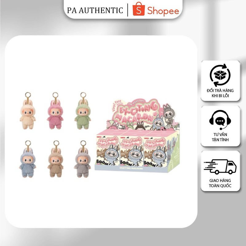 [100% Genuine] Labubu The Monsters Labubh Macaron Popmart | Shopee Malaysia