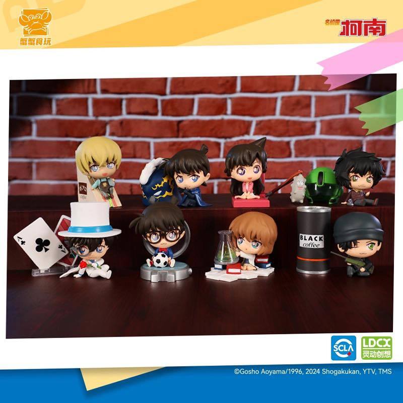 Chibi Conan Amuro Kid Haibara Sera Akai Ran Shinichi Model Set | Shopee ...