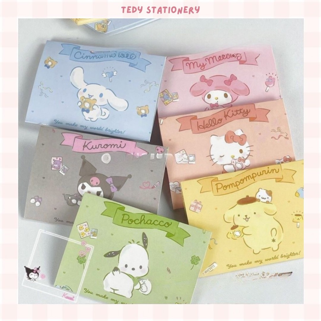 Sanrio birthday card, 3-fold easy birthday card, Hello Kitty Kuromi ...