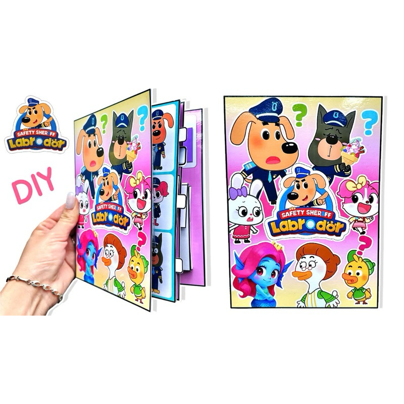 Set Of Manual Collage Gamebook Labrador - Paper Doll | Shopee Malaysia