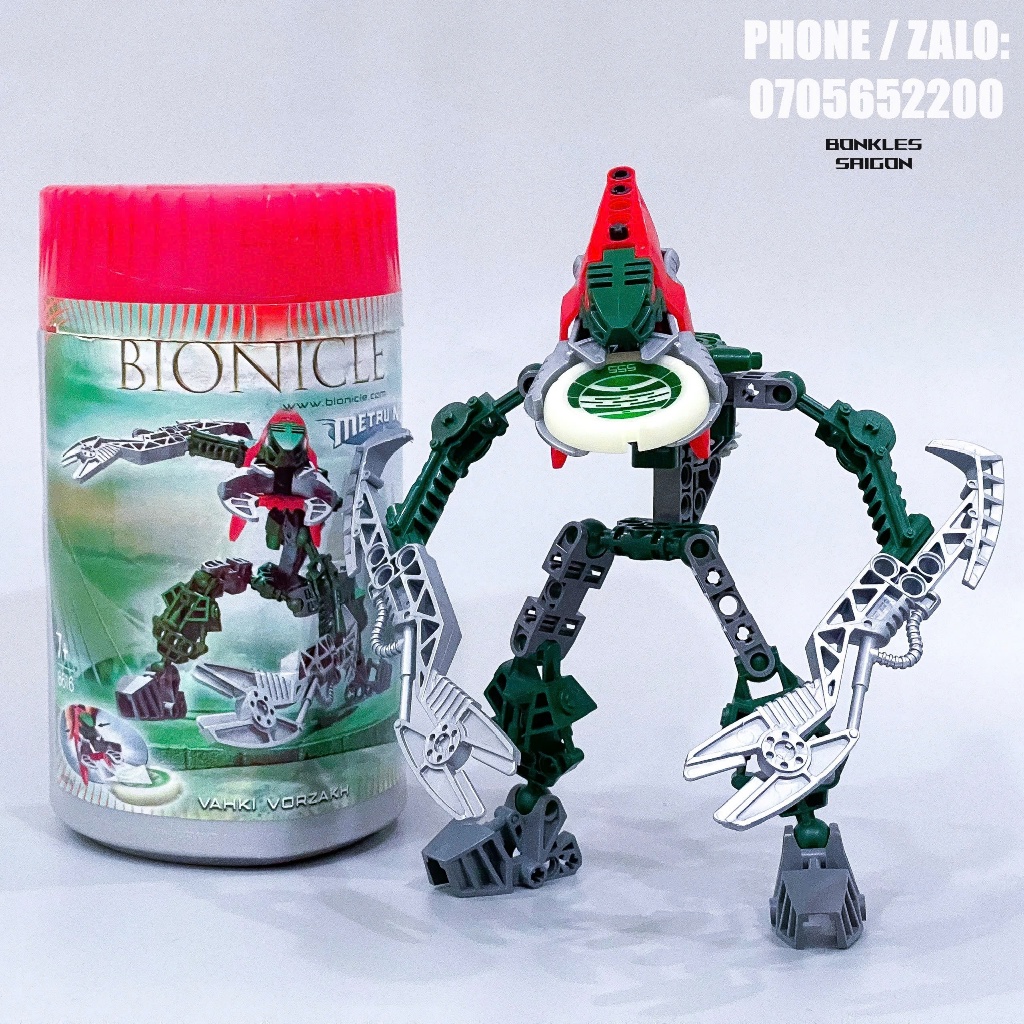 Lego Bionicle Vahki 8616 Vorzak Genuine Denmark Toy (2004) | Shopee ...