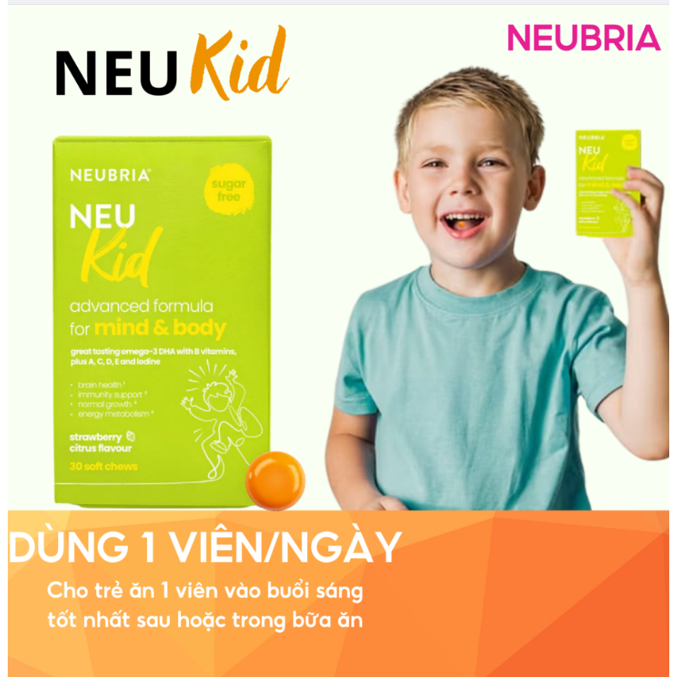 Neubria Neu Kid Multivitamin With Omega-3 from the UK (3 -12 years old ...