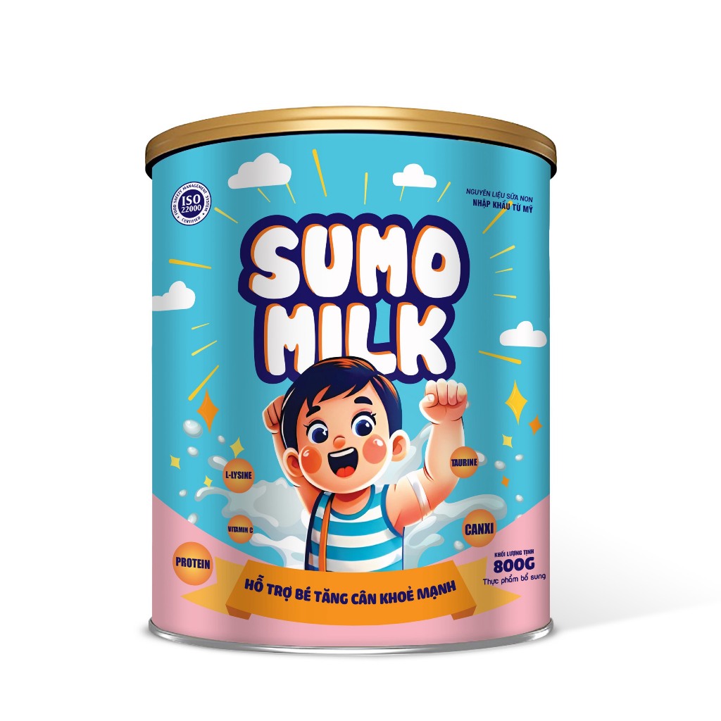 Sumo MILK MILK Box 800g Helps Your Baby Gain Weight Healthy and Grow ...