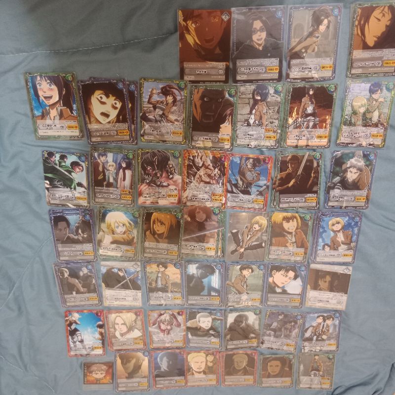Goods genuine Attack on titan game card used for collection | AOT ...
