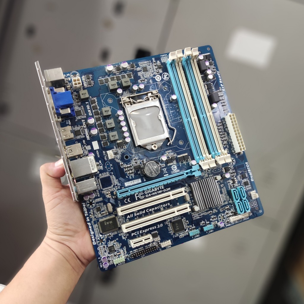 Main - Giga H61 socket 1155 Motherboard, Support Intel Pentium G i3 i5 ...