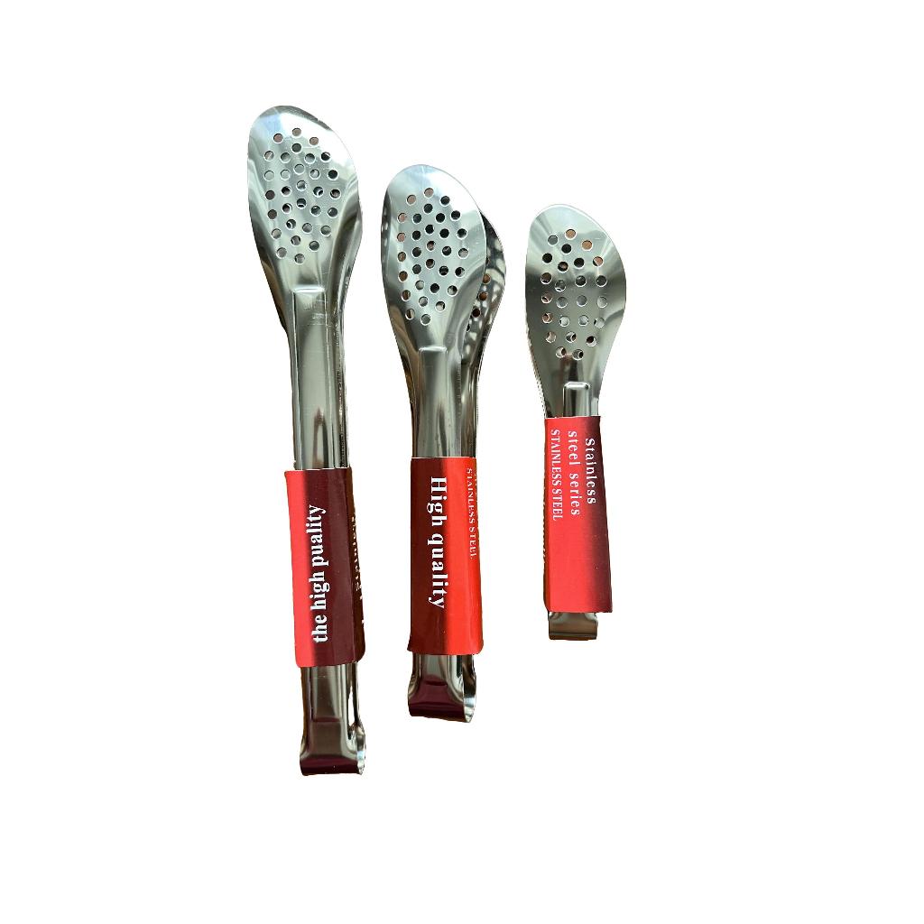 High quality 304 Stainless Steel Food Tongs, Round Head Made of Durable ...