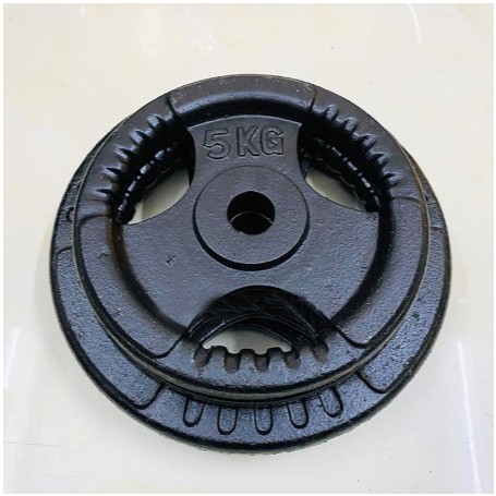 Cast iron dumbbells 5kg - 3kg - 2kg - 1kg three-wing dumbbells with 30 ...