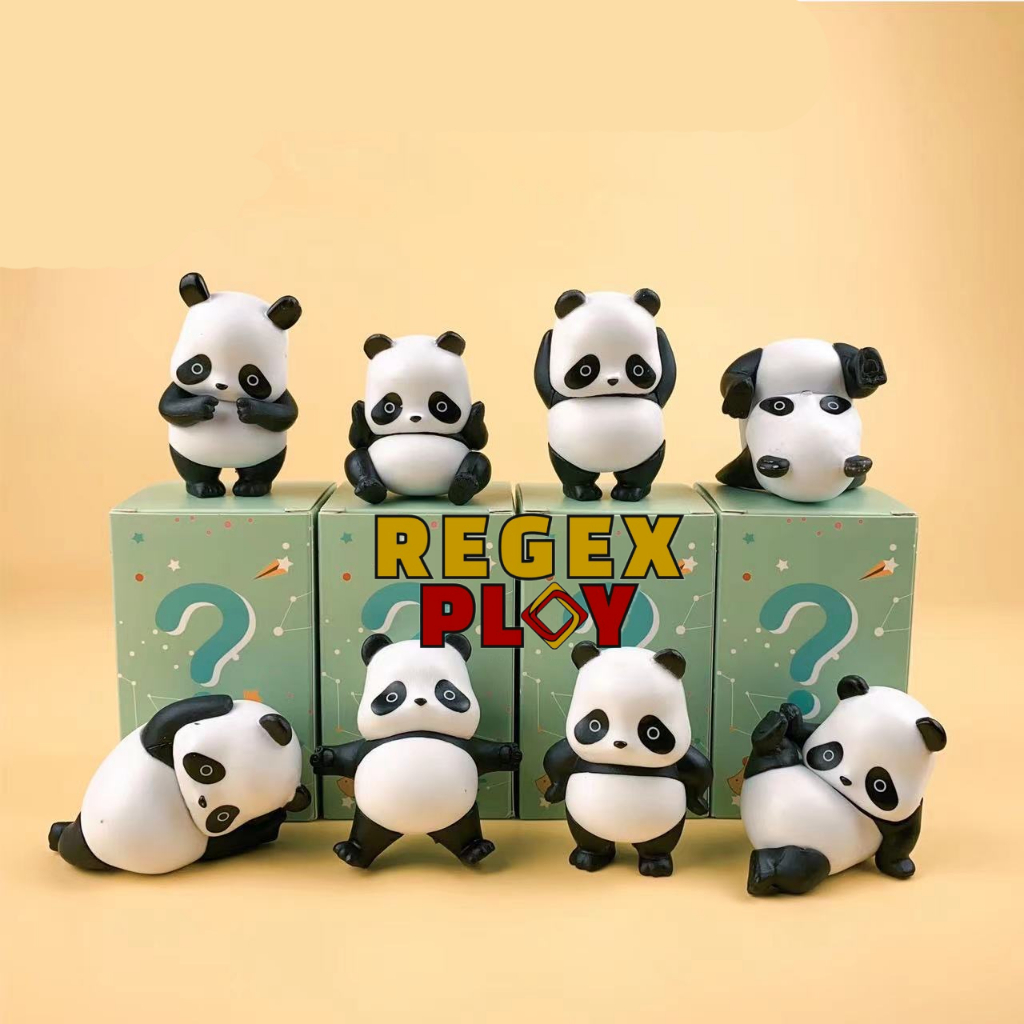 (With Box) Blind Box/Blind Box of 8 Extremely Sharp PANDA Models Random ...