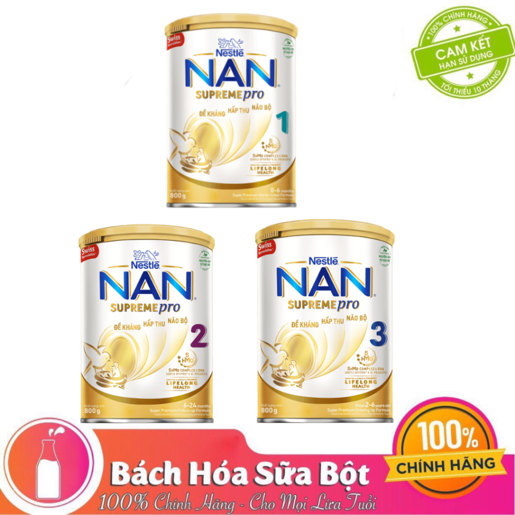 Nan Supreme Pro 1/2/3 Powdered Milk 800g | Shopee Malaysia