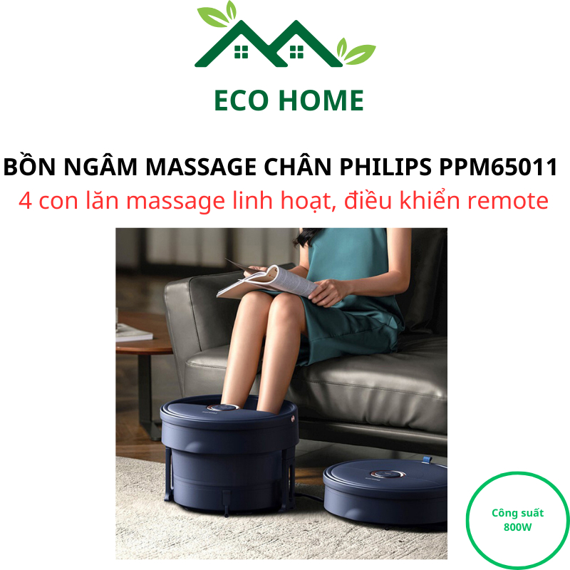 Philips PPM6501 Massage Foot Bath - 360 Degree Hydraulic Massage ...
