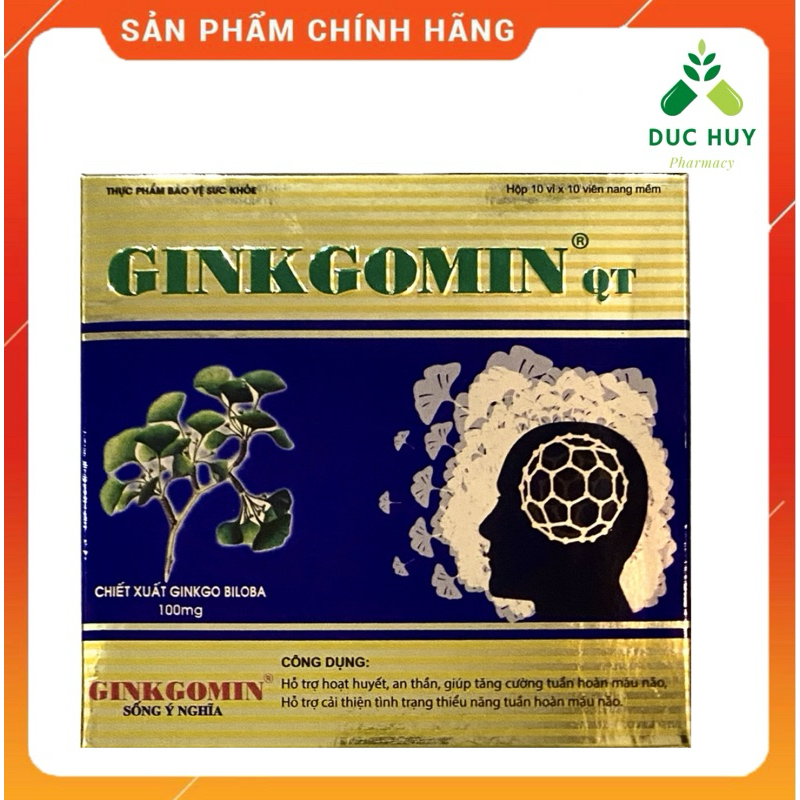 Qt Golden Ginkgomin - Supports increased cerebral blood circulation ...