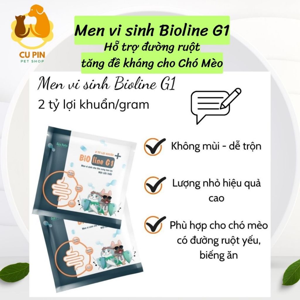 Digestive Enzyme for Dogs and Cats Bioline G1 Probiotics Helps Eat ...