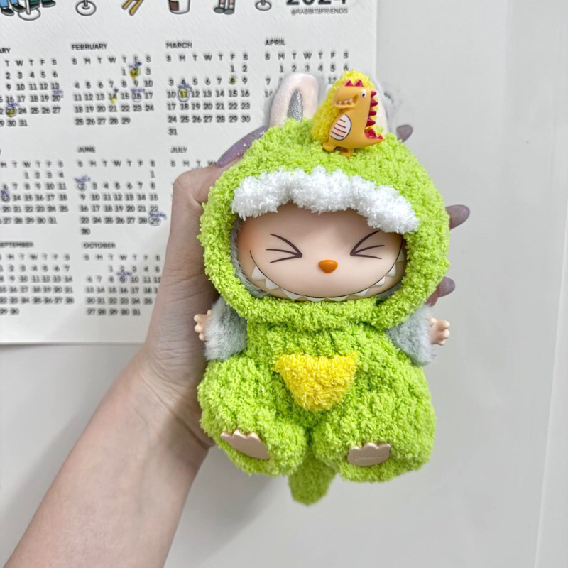 (Real Photo) Green dinosaur Labubu costume Set | Shopee Malaysia