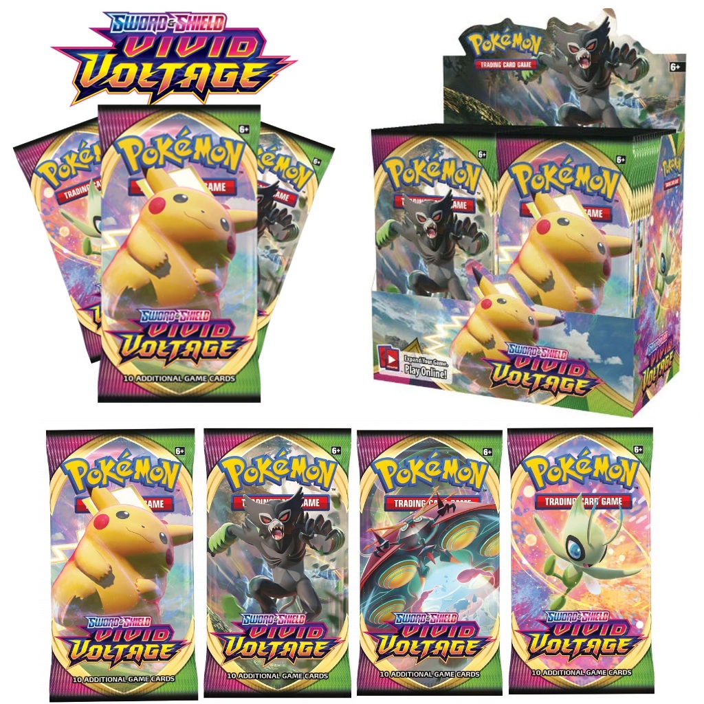 20/50/100 Super Beautiful Premium Vivid Voltage Pokemon Cards Many ...