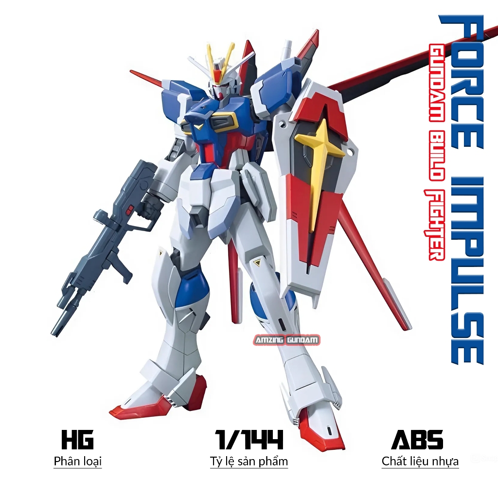 Gundam Force Impulse Model, 1 / 144 Gunpla, Plastic Toy, Smart Puzzle ...