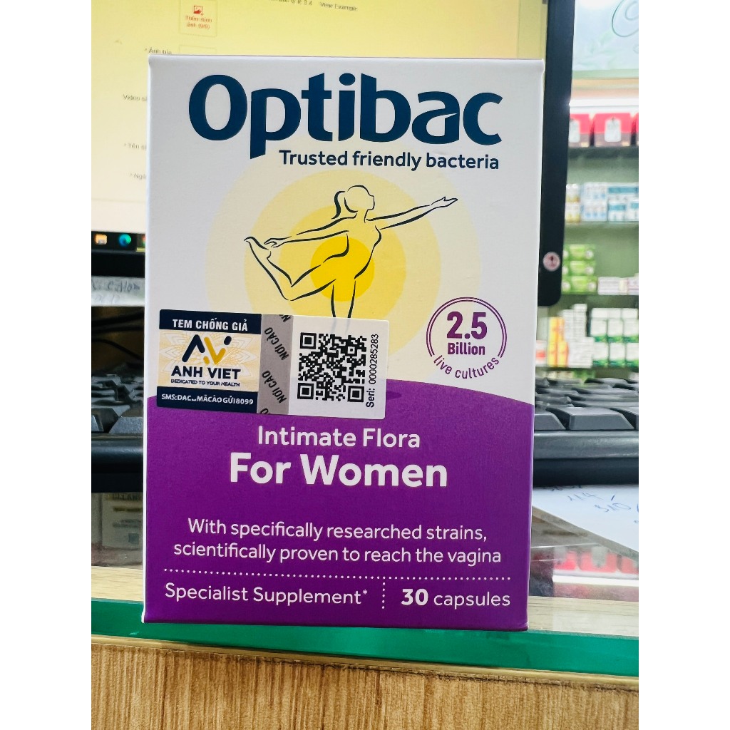 (Genuine )Optibac Purple - Gynecological Probiotics, Genital Care ...