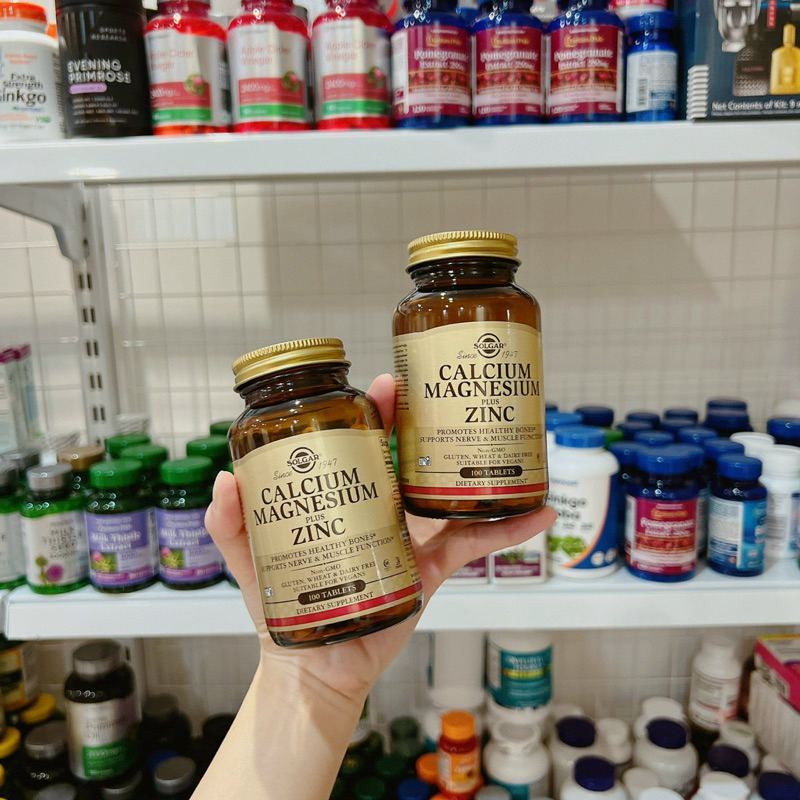 Solgar Calcium Magnesium Plus Zinc Calcium Magnesium Plus Zinc ...