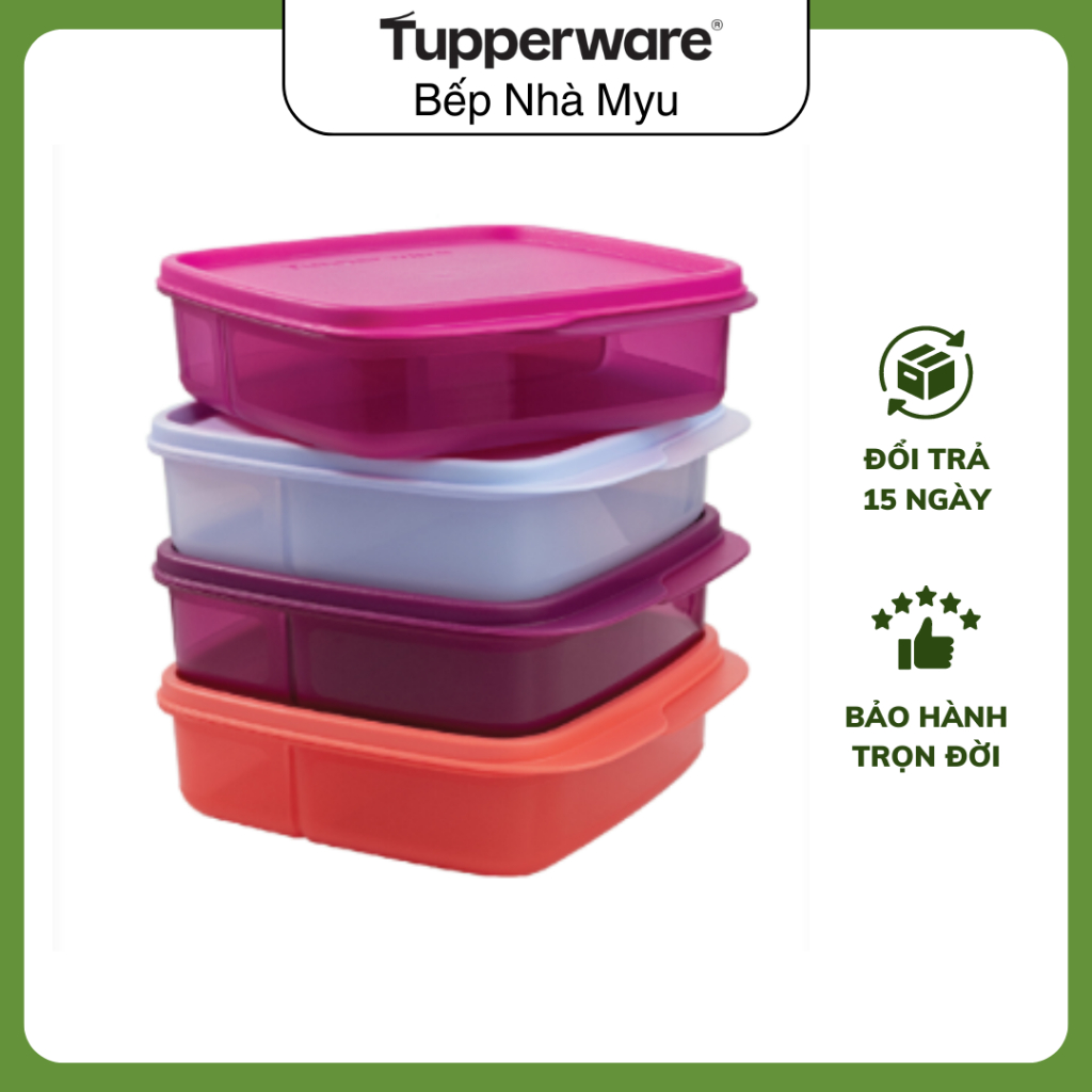 Tupperware Lolly Tup Lunch Box 3 compartments (1 box) | Shopee Malaysia