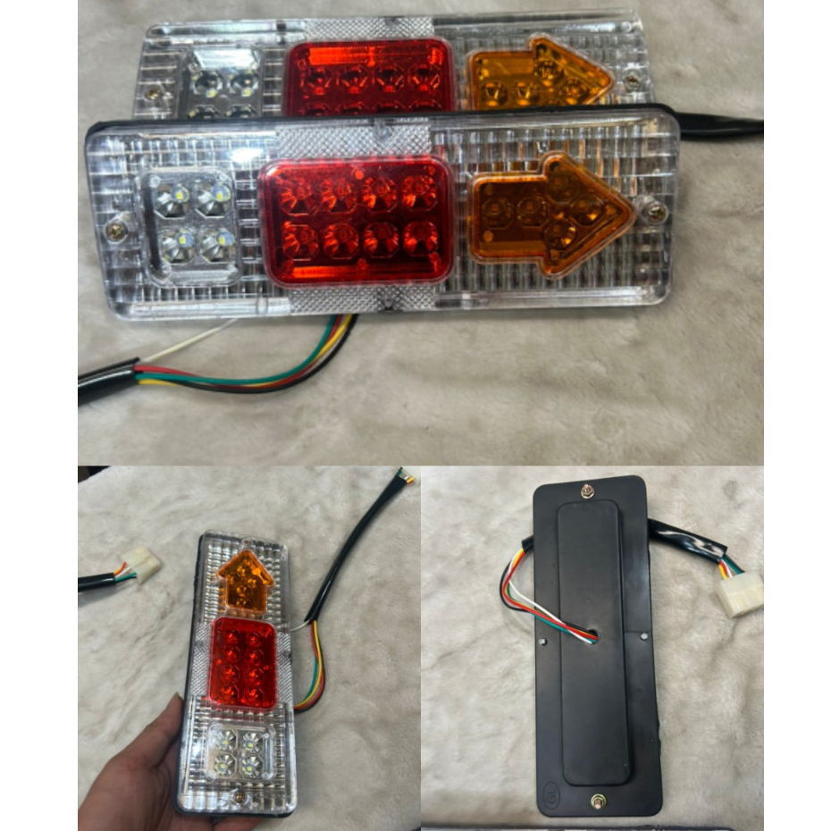 Pair of led arrow tail lights 23cm long 12v. (Price Is for 1 pair ...