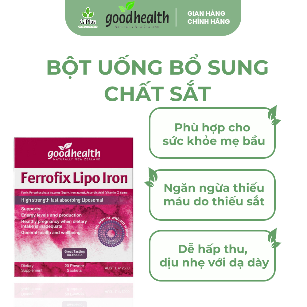 Good Health Ferrofix Lipo Iron Supplement Powder | Shopee Malaysia