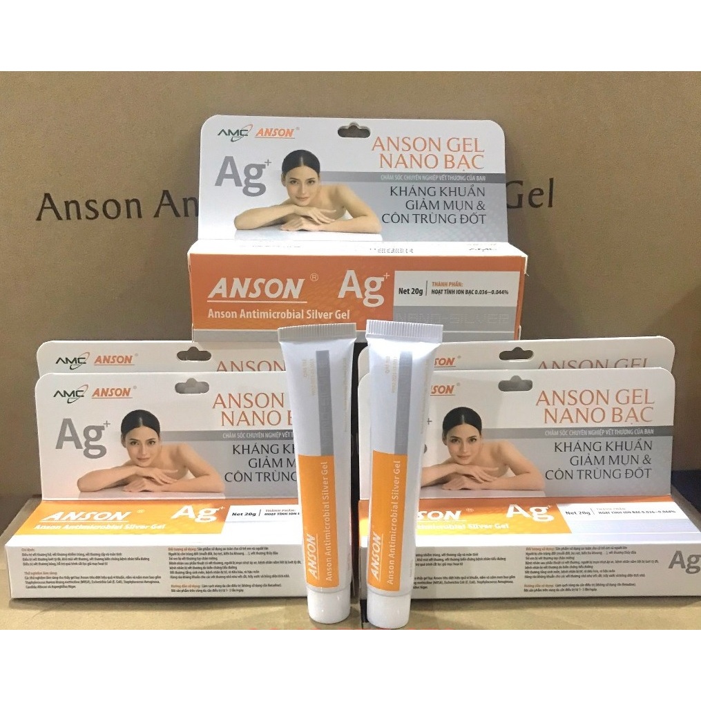 Anson Nano silver antibacterial Gel (new) for wound care | Shopee Malaysia