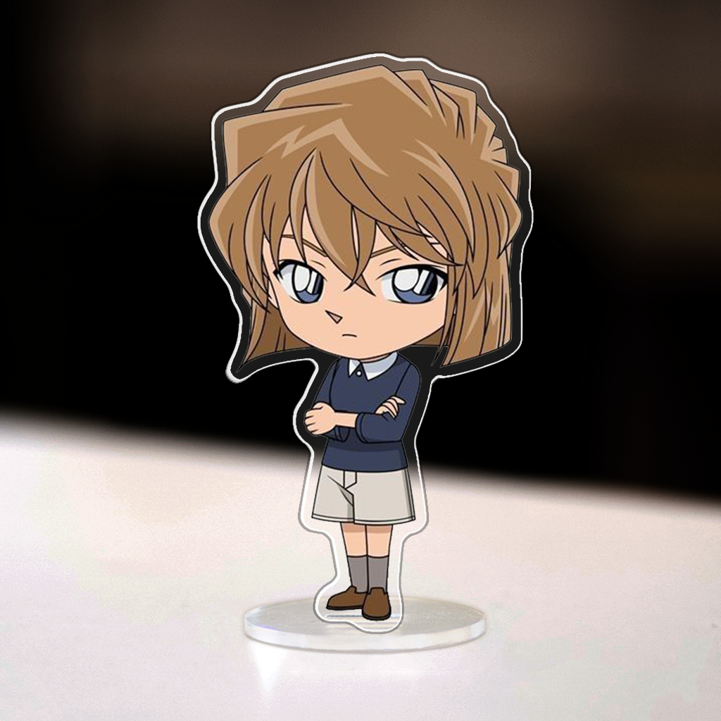Acrylic standee model Detective Conan Shinichi Ran Anime Chibi decor ...