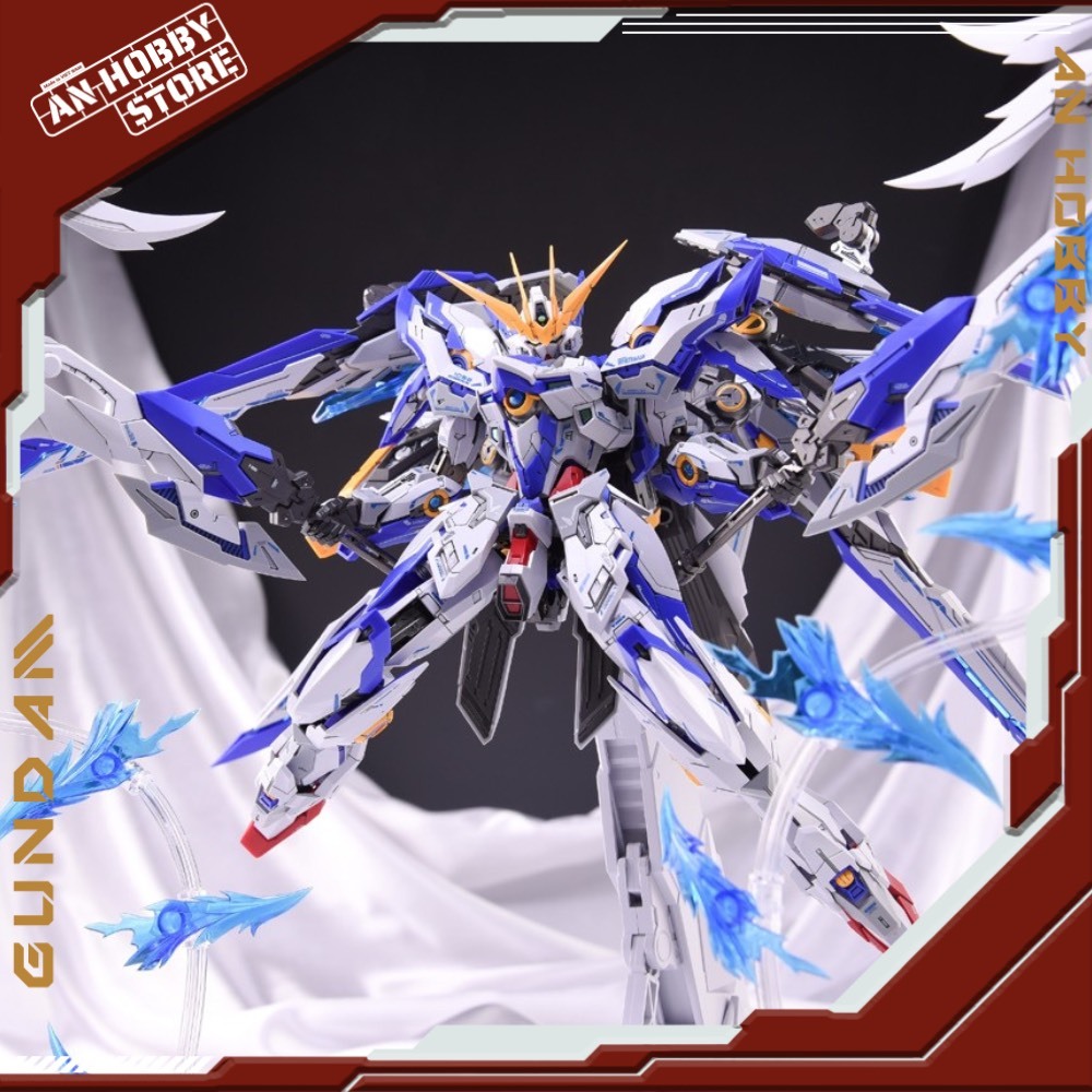 Assembled model 1/100 ZZA Blue Flame CH-01 metal frame (with base ...