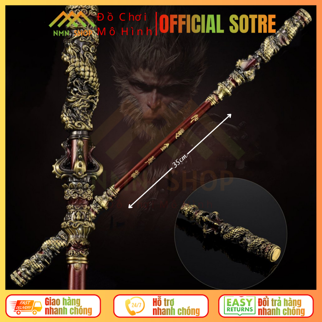 Collectible Model Sticks Like Black Myth game: Wukong 35cm | Shopee ...