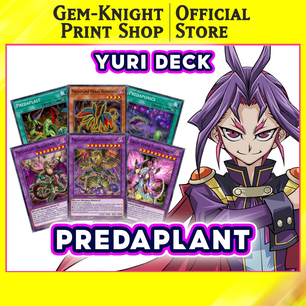 [Printed Cards] Yugioh Deck - Predaplant - Yuri Deck | Shopee Malaysia