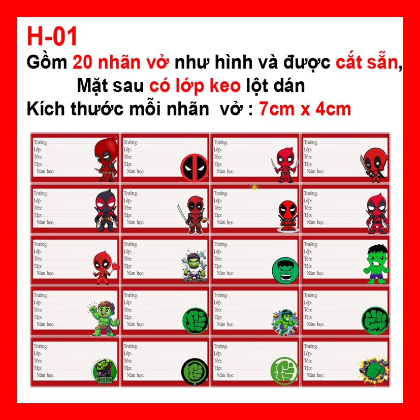 Spider-man, Iron Man, Thor's Hammer notebooks (20 different notebook ...