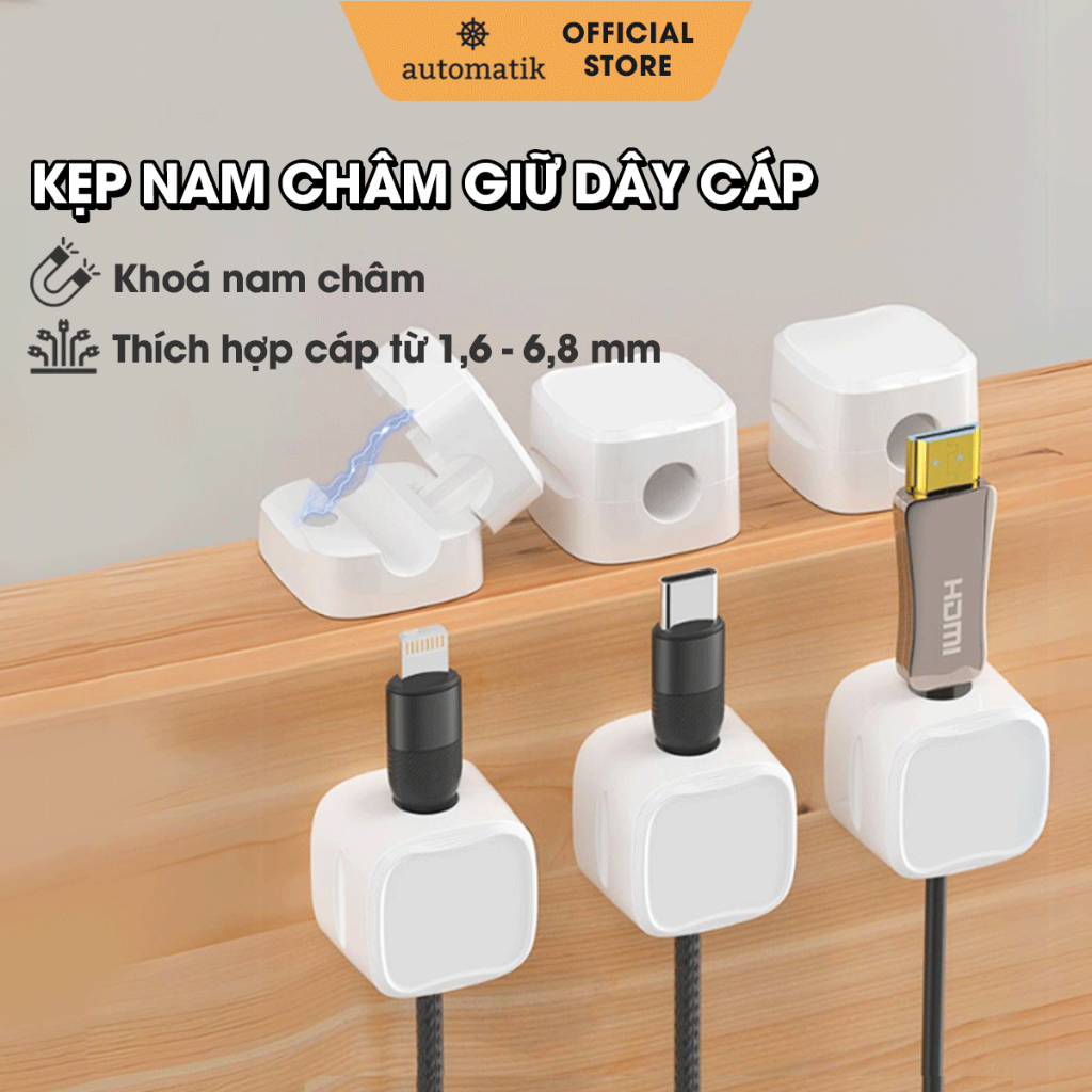 Power Cord Clip, Wall Phone Charger Cord Lock, Fixed To Keep Desk Cable ...