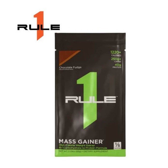 Rule 1 Mass Gainer genuine disposable Sample 65g pack Rule 1 | Shopee ...