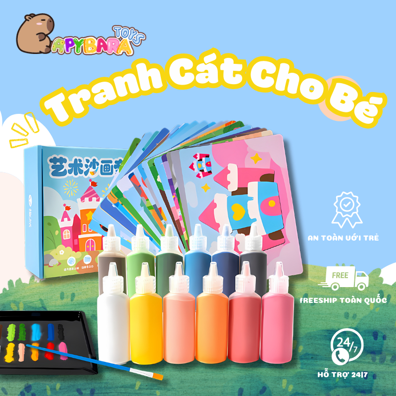 Sand Painting Toys for Children to Practice Coloring, Cute Sand ...
