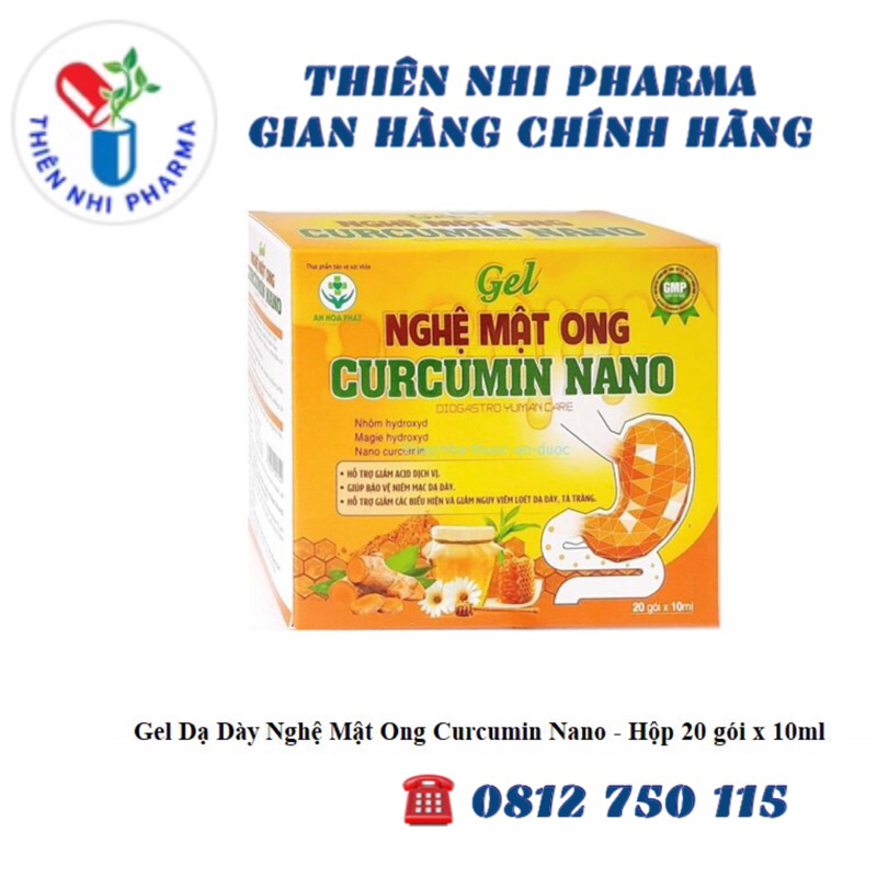 Curcumin NANO Honey Turmeric GEL Helps Protect The Stomach Mucosa. Box Of 20 Packs | Shopee Malaysia