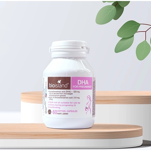 Bioisland DHA prenatal vitamin tablets 60 tablets develop fetal brain ...