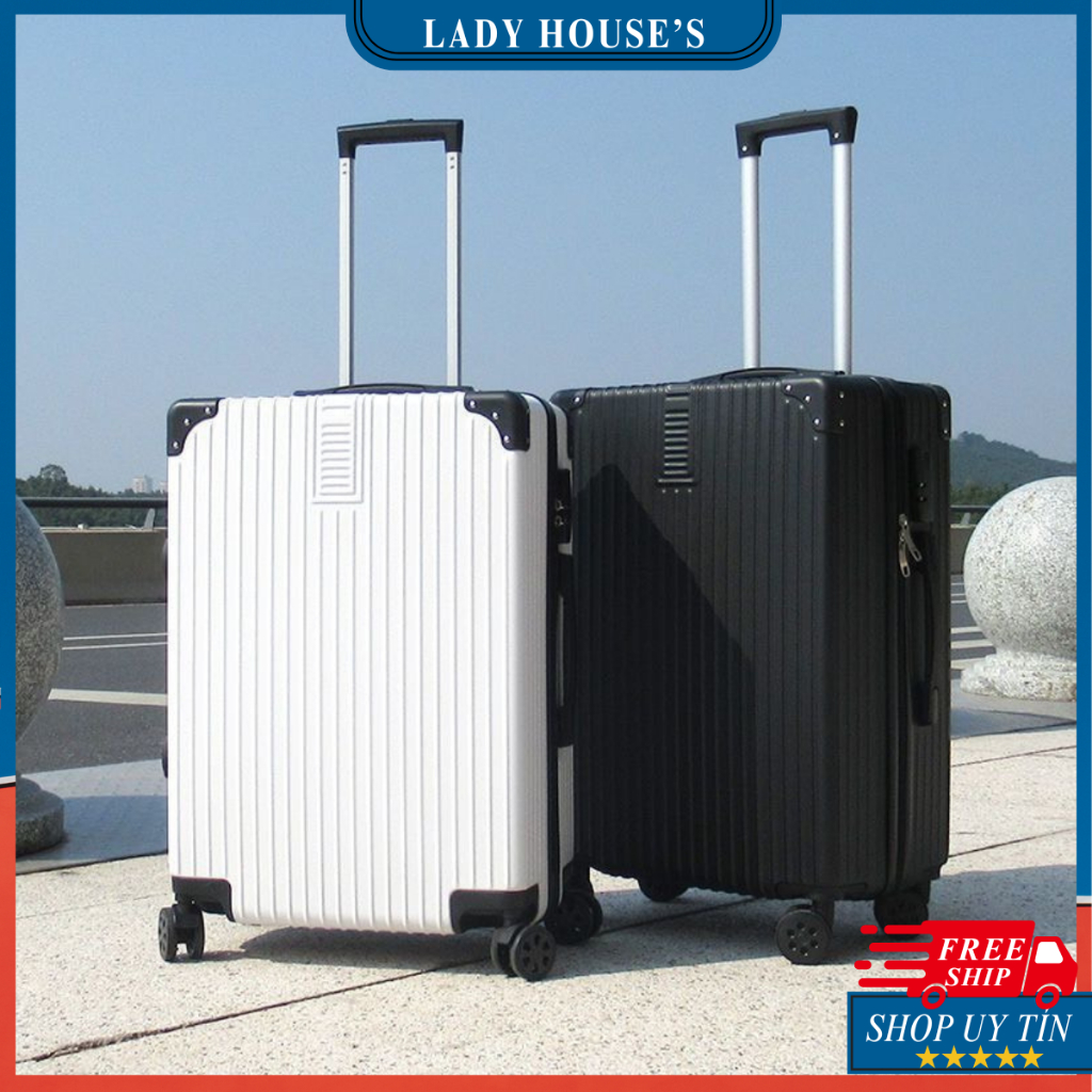 Travel suitcase with luxurious rounded corner design, PC+ABS plastic ...