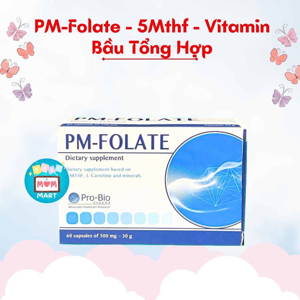 Pm-folate Oral Supplements 5-Mthf, Folic Acid, Folate, And Vitamins For ...