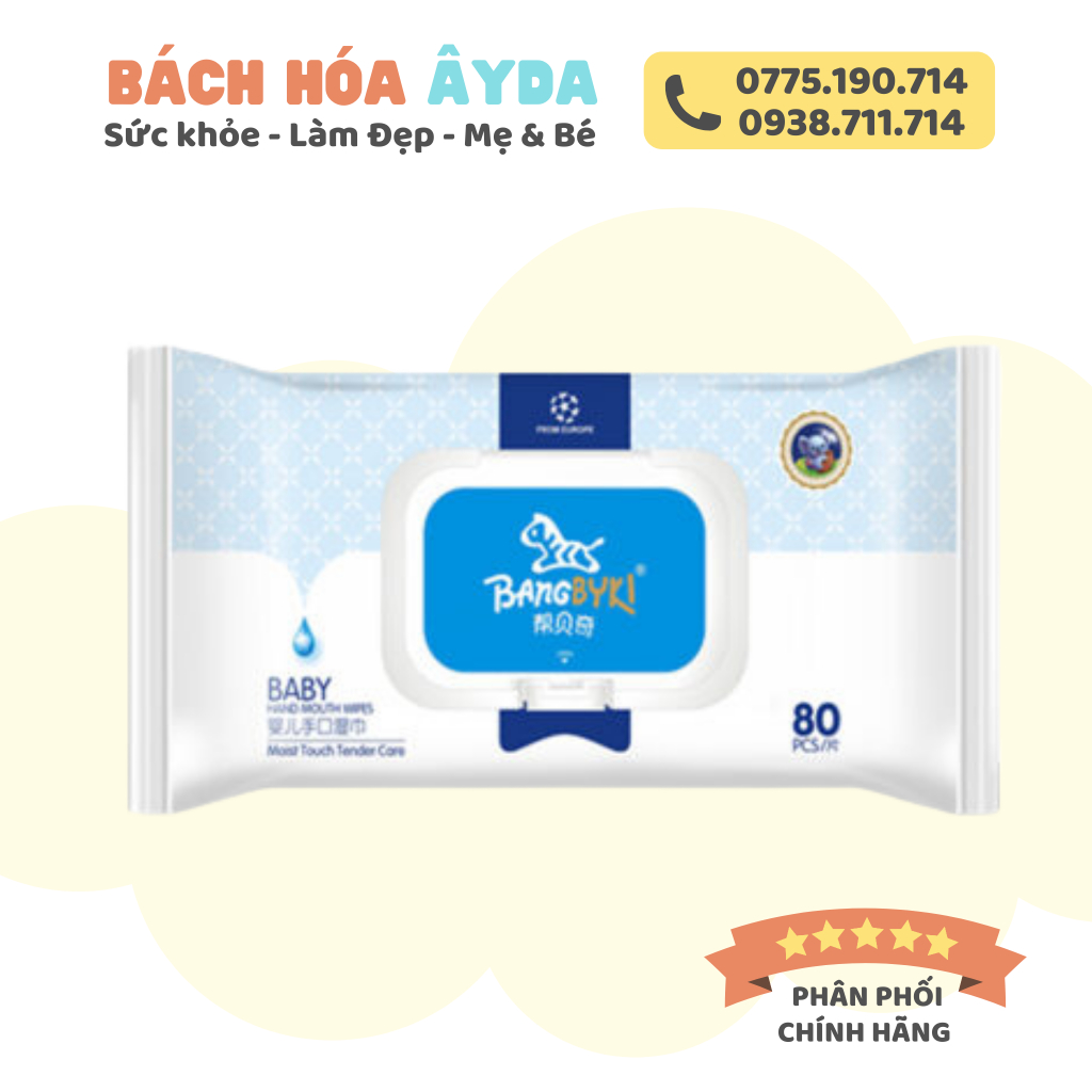 Bangbyki Baby Wet Wipes & Toddlers (80 Sheets) | Shopee Malaysia