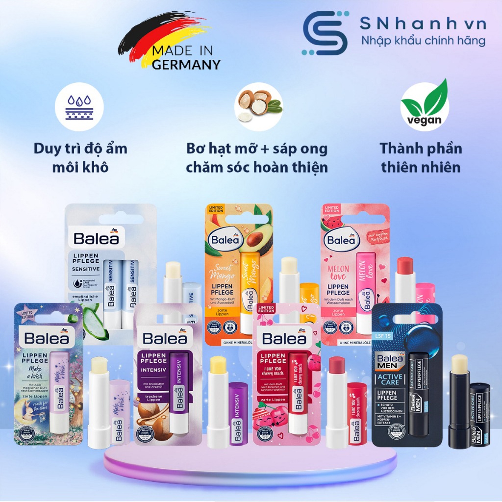 Balea German lip balm 4.8g | Shopee Malaysia
