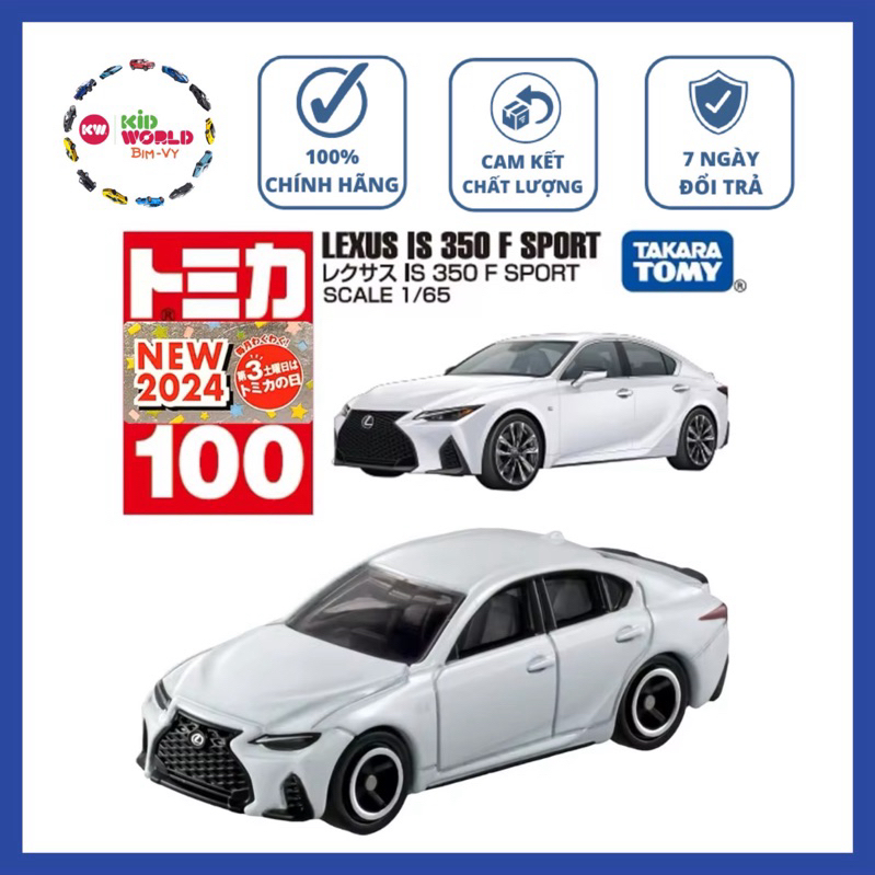 Tomica Box Lexus IS 350 F Sport model car. No.100. Scale 1:65. | Shopee ...