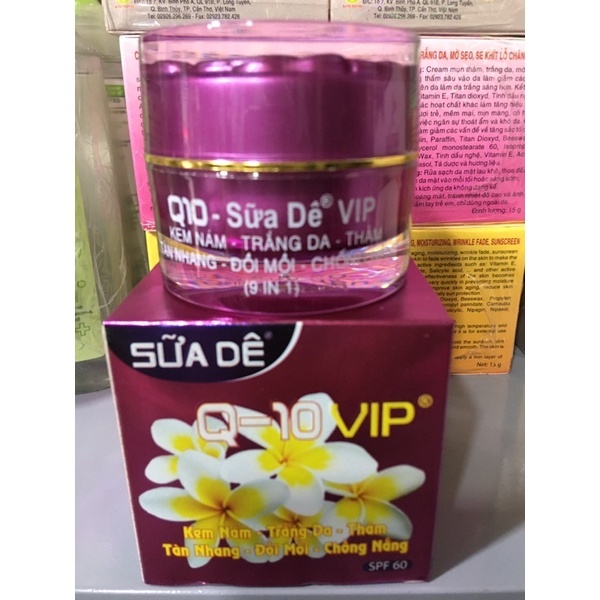 Q10 VIP Goat Milk Cream 9 in 1 - Slingshotm, White Skin, Dark Spots, Freckles, Age Spots ...