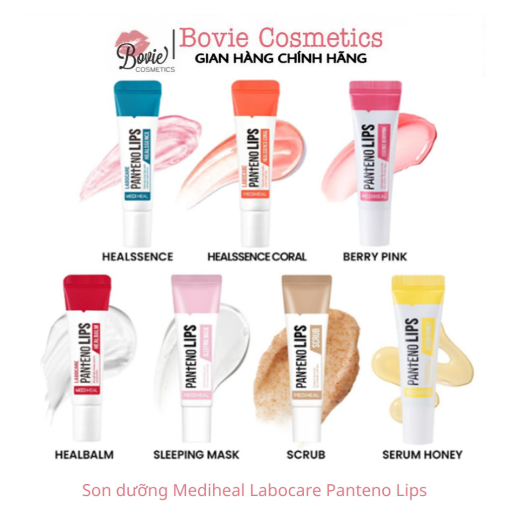 Mediheal Labocare Pantenolips Dark Lip Balm 10ml (Red - Blue - Orange - Pink - Brown) | Shopee ...