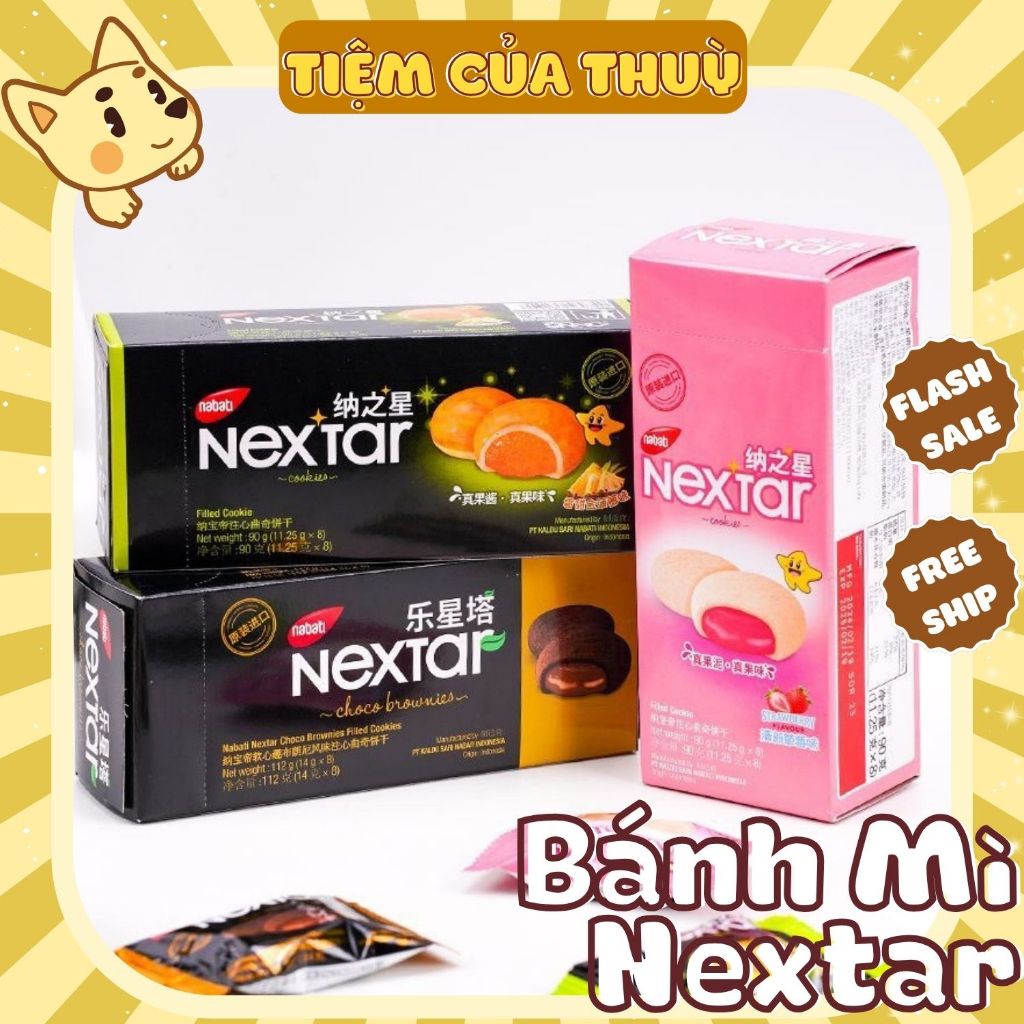 Nextar Fresh Strawberry / Pineapple Cake Box 112G, Nextar Nabati ...
